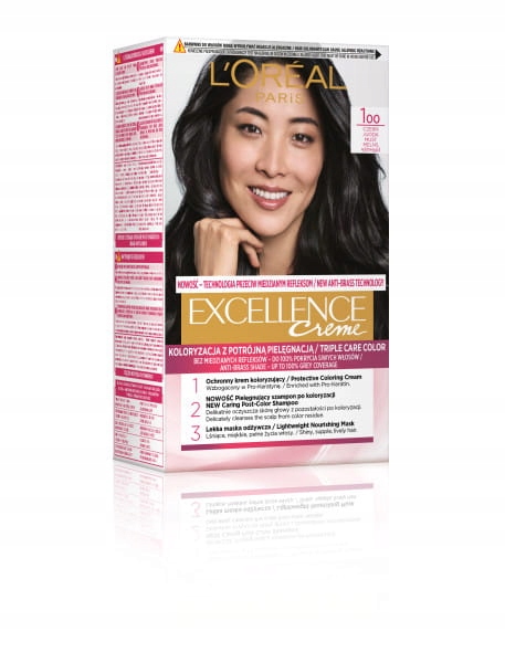 ČERNÁ BARVA LOREAL EXCELLENCE za 175 Kč - Allegro