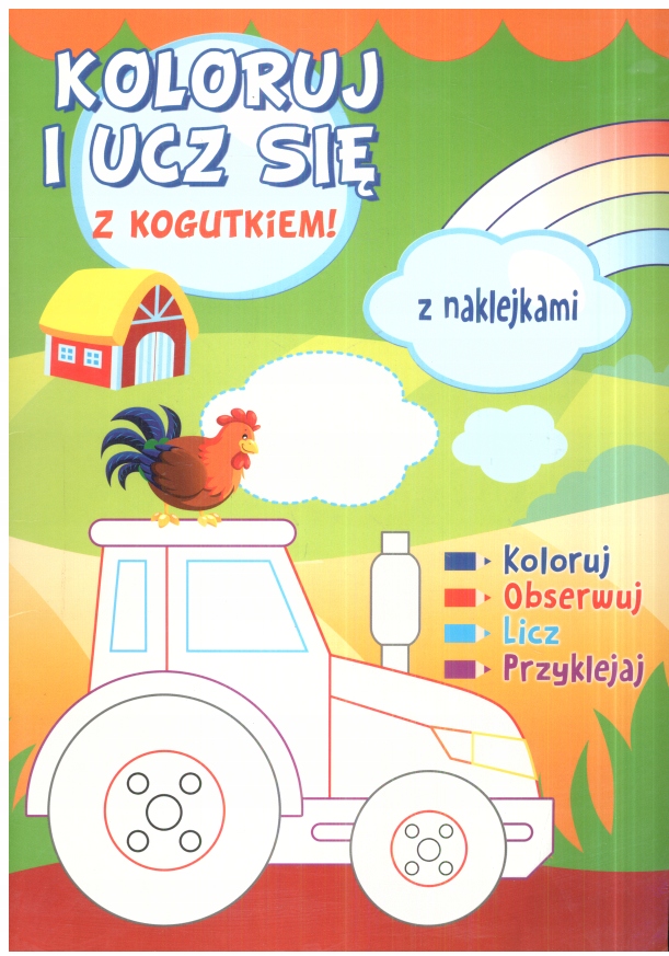 Koloruj i ucz się z kogutkiem Rees kakassal, (9788327468321) • Ár ...