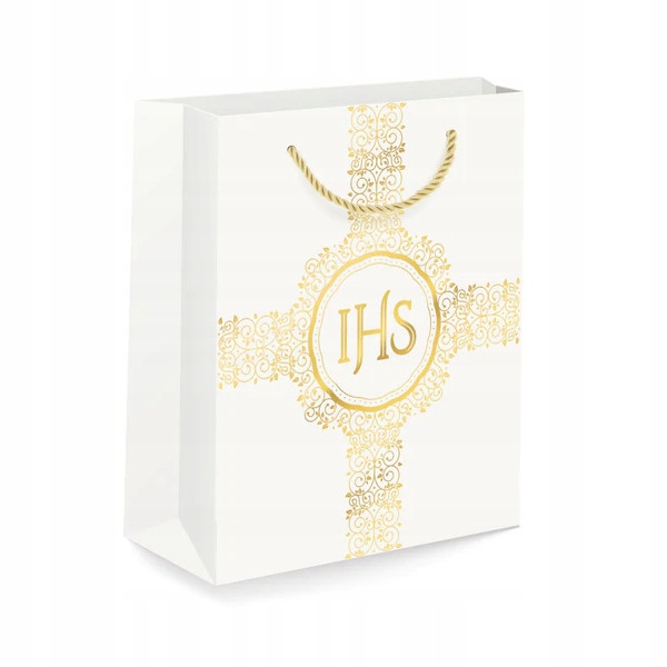 Torebka Komunia Święta 20X15x10 Cm (5904610127452) • Cena, Opinie • Torebki 12129443599 • Allegro