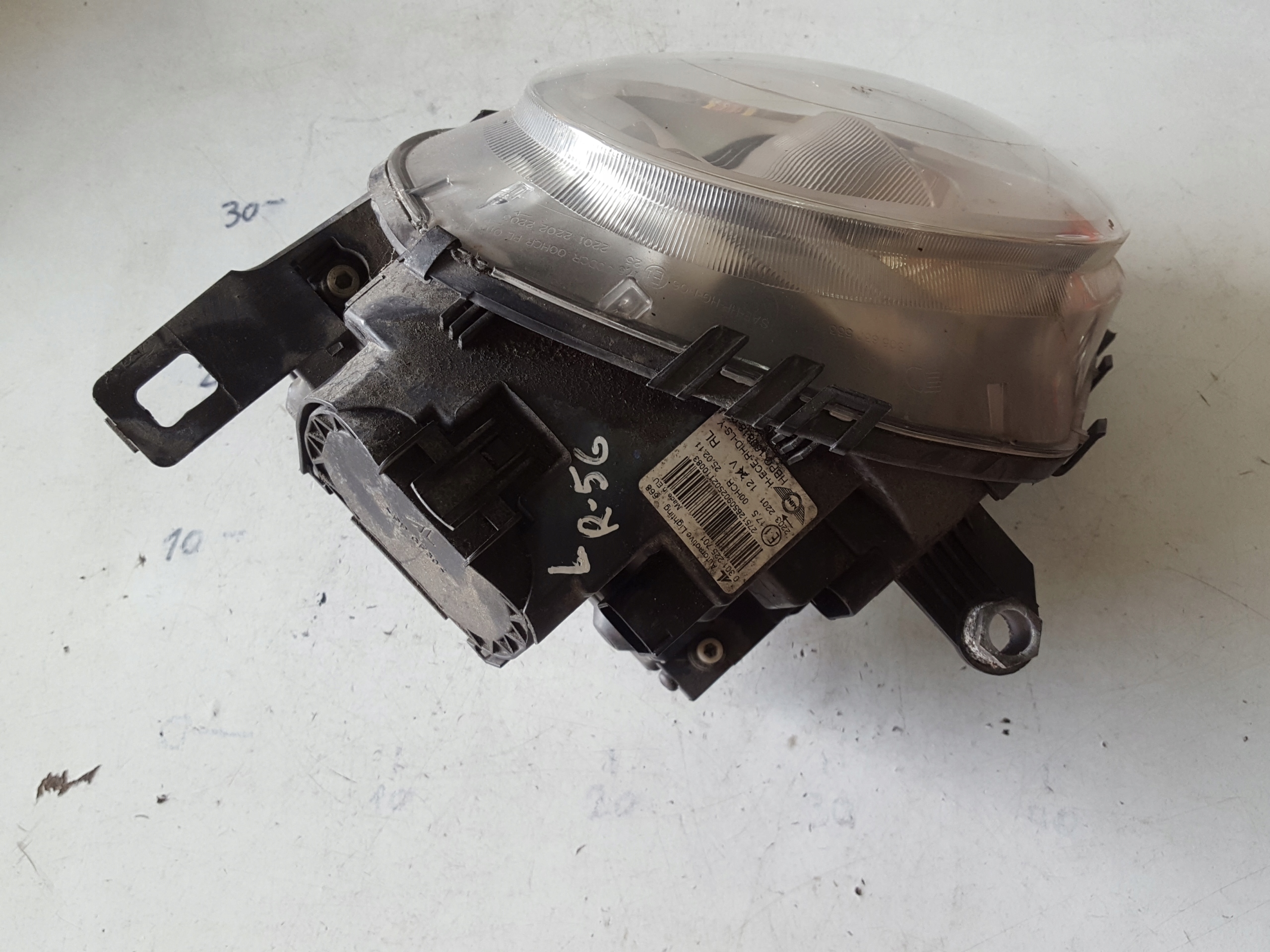 MINI COOPER ONE R56 Lift лампа ліва передня англієць купить в Украине ...