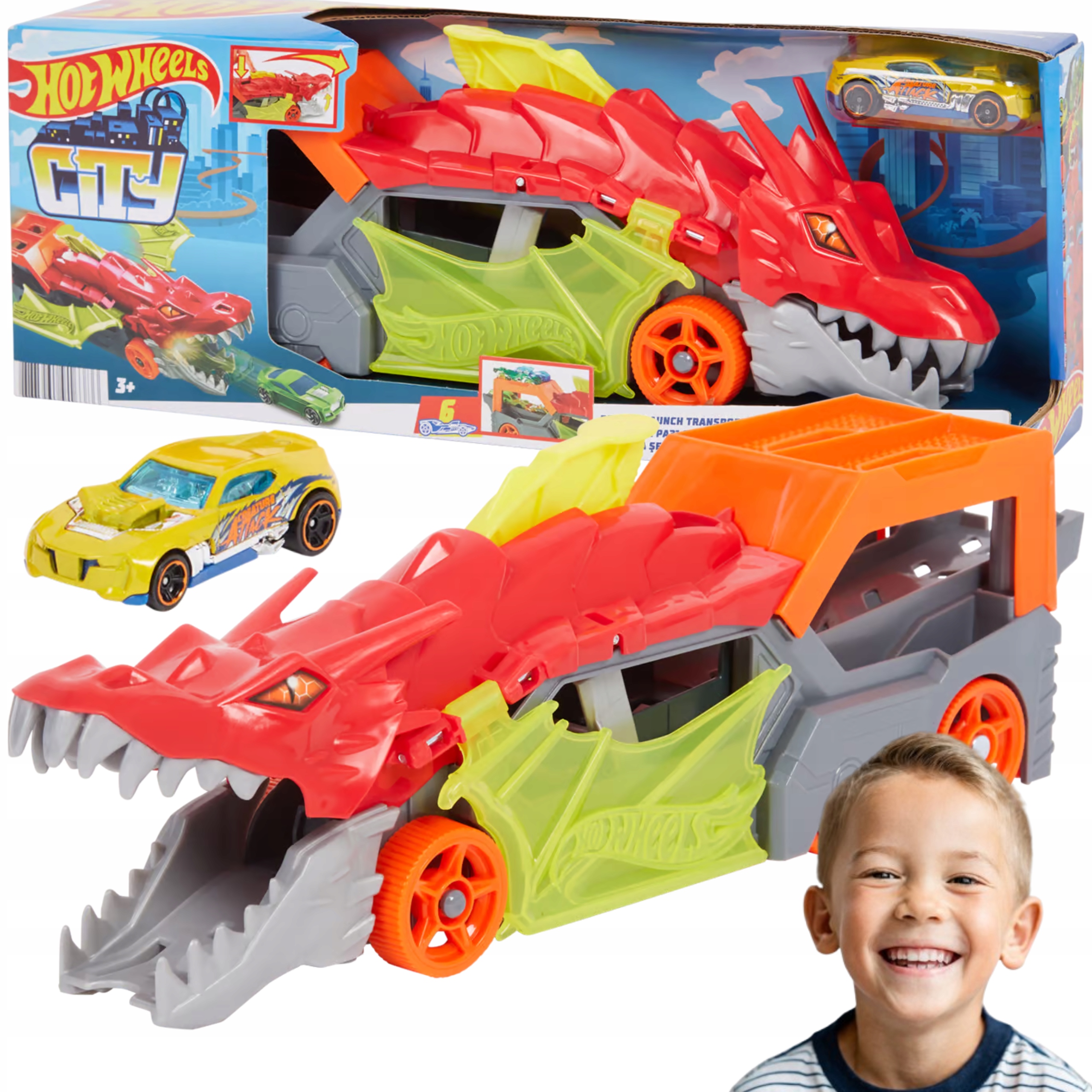 Transporter Auto Zabawka - Niska cena na Allegro