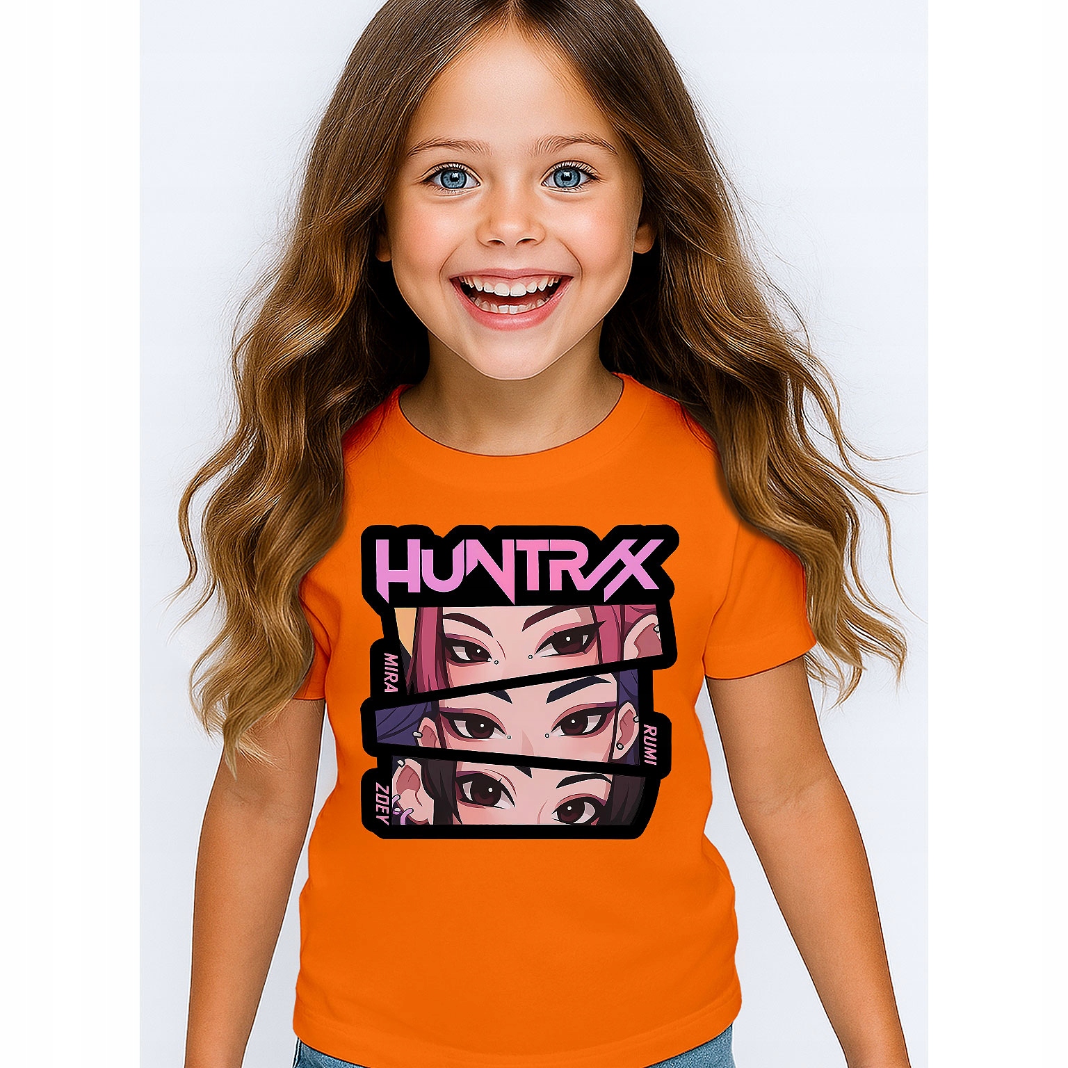 KOSZULKA DZIECIĘCA KPOP DEMON HUNTERS HUNTRIX DLA DZIECKA PREZENT 128 ...