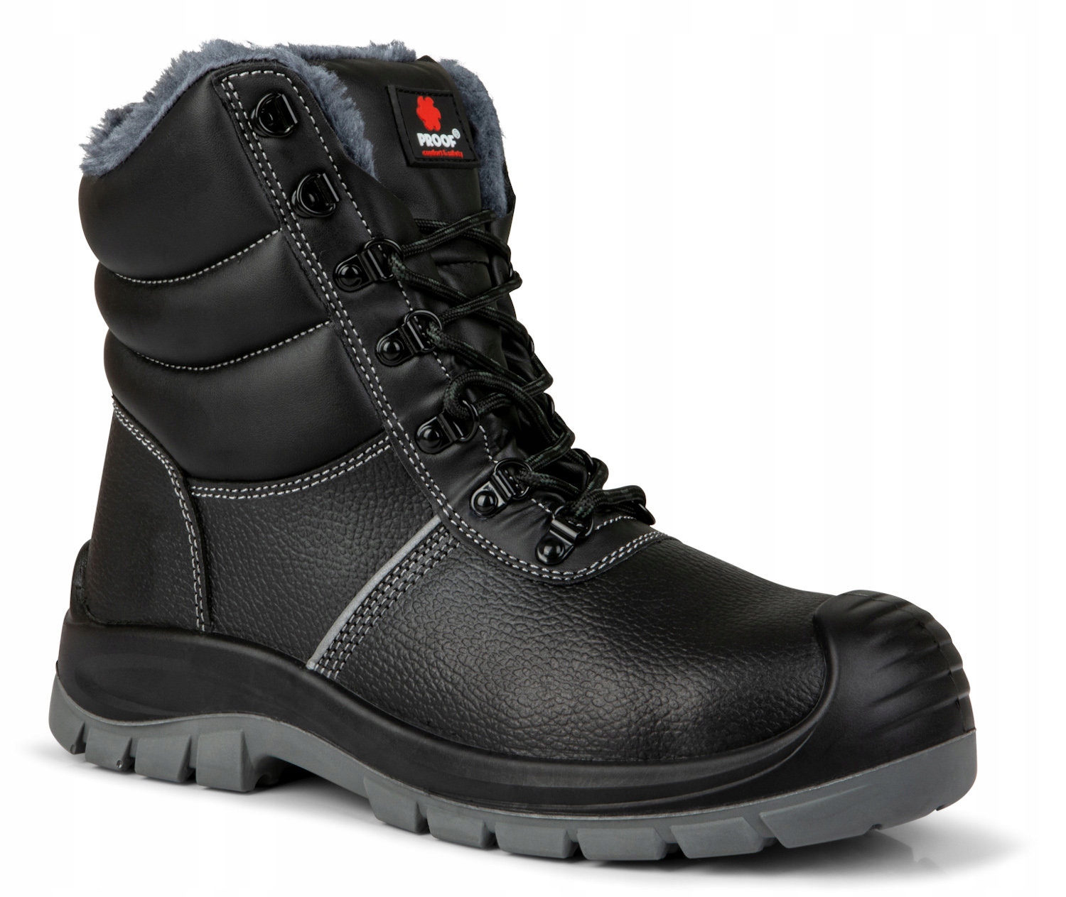 BUTY ROBOCZE MĘSKIE ZIMOWE OCIEPLANE Z NOSKIEM 48 12757138954 - Allegro.pl