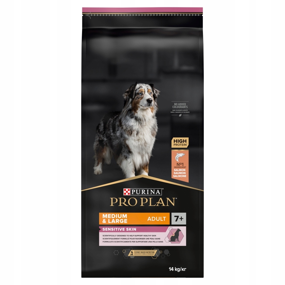 Purina Pro Plan Optiderma 7+ Łosoś i Ryż 14kg dla psów seniorskich ...
