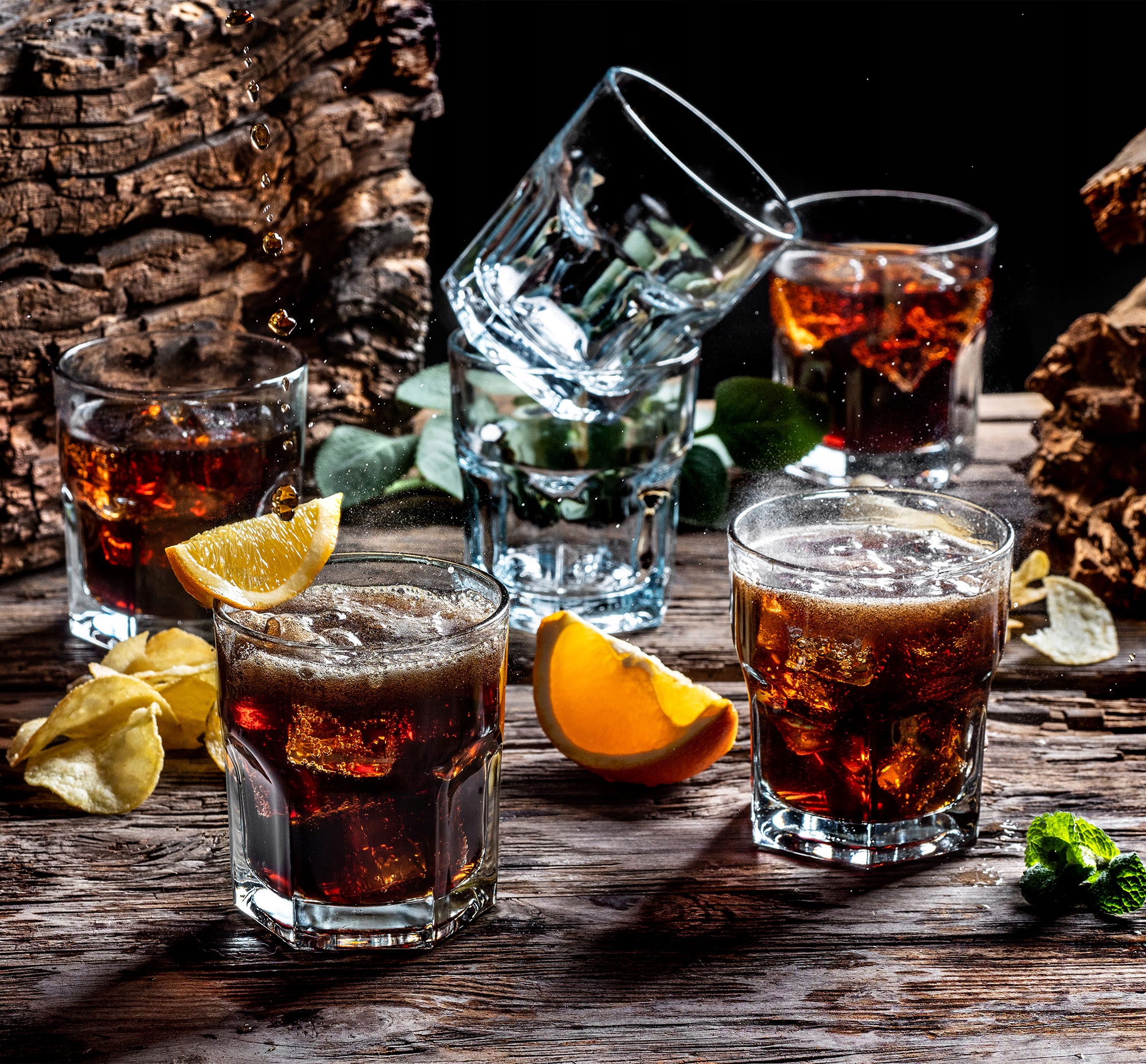 Szklanki 290ml Zestaw 6szt Do Whisky Drinków Soku - Arena.pl