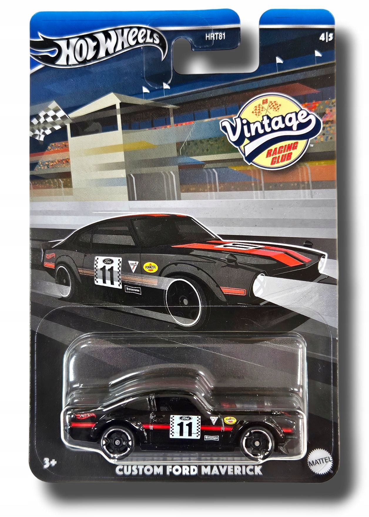 HOT WHEELS CUSTOM FORD MAVERICK VINTAGE RACING CLUB (194735185894 ...