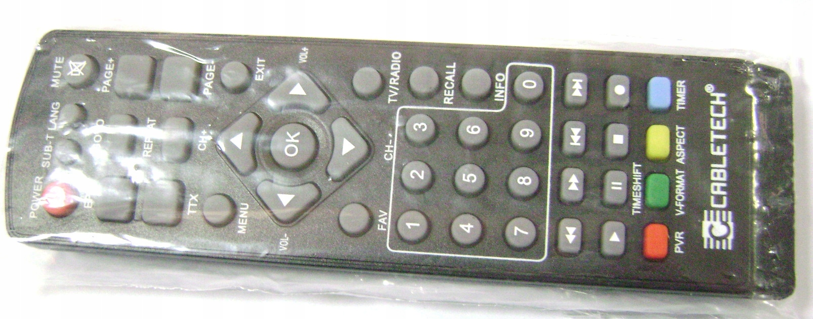 PILOT do tunera dekodera URZ0336 CABLETECH DVB-T - Sklep, Opinie, Cena w Allegro