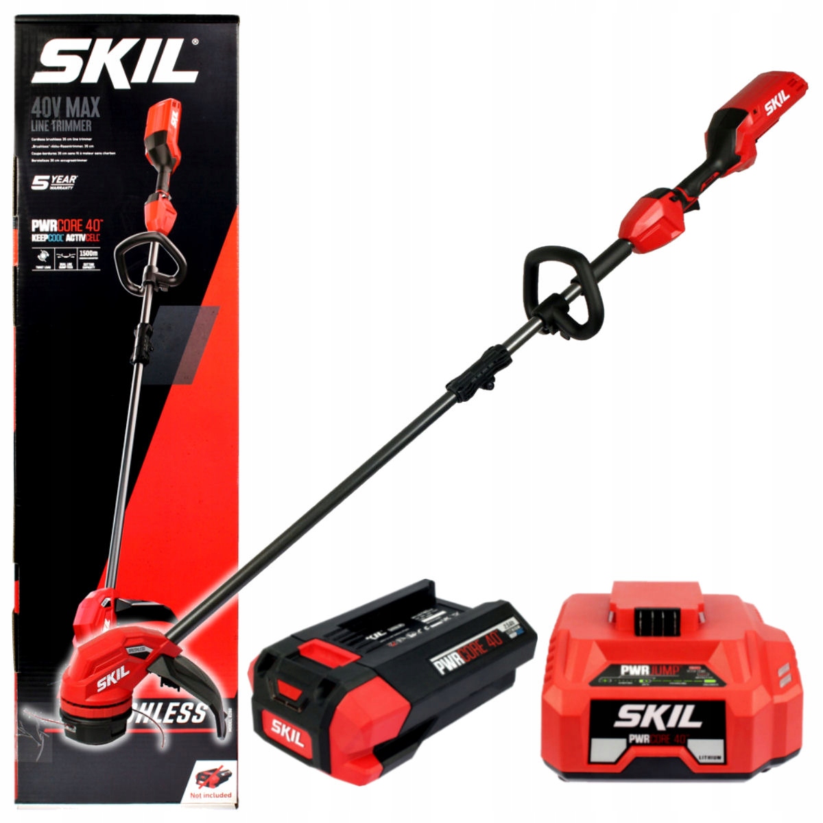 PODKASZARKA AKUMULATOROWA 35cm 40V SKIL 1x2,5Ah (4894863200662) • Cena ...