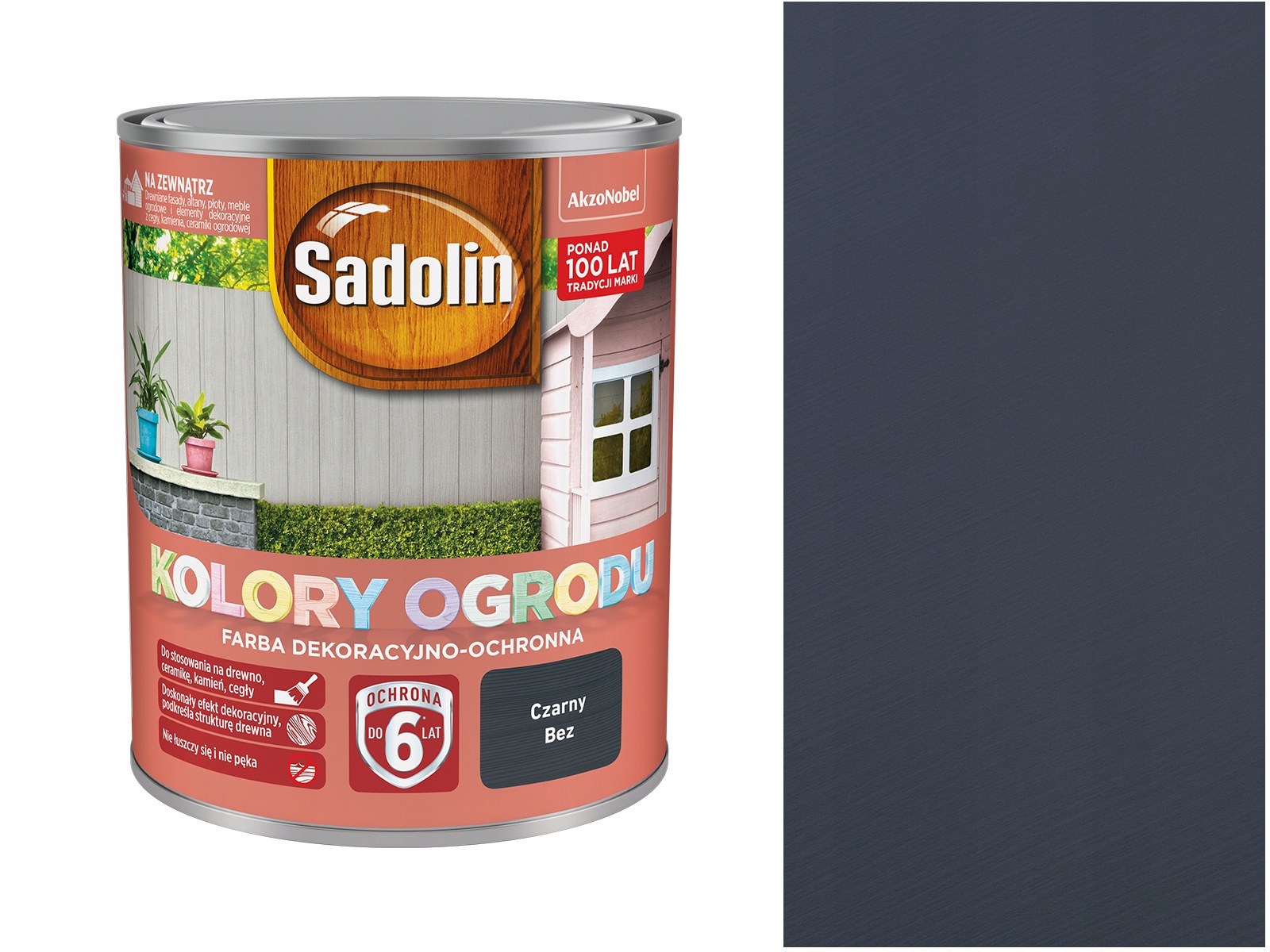 SADOLIN FARBA KOLORY OGRODU 0,7L CZARNY BEZ (5904078206362) • Cena ...