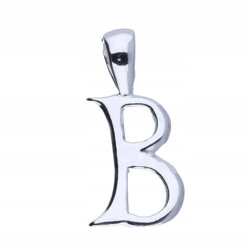 WISIOREK ZAWIESZKA SREBRNA LITERKA B GRAWER • Cena, Opinie - Allegro