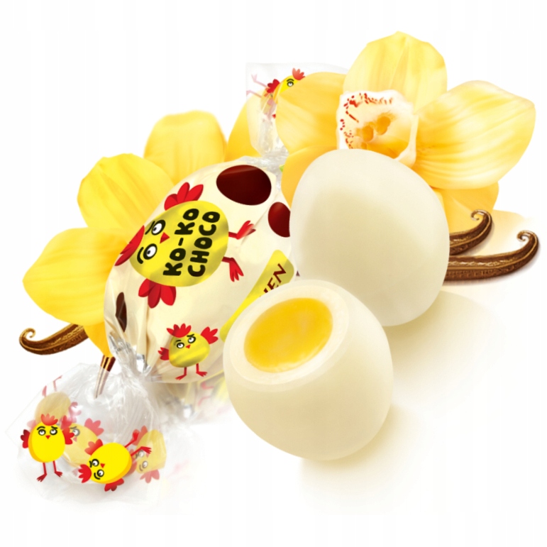 CUKIERKI KO KO CHOCO WHITE 1 kg ROSHEN LUZ 16794976457 - Allegro.pl