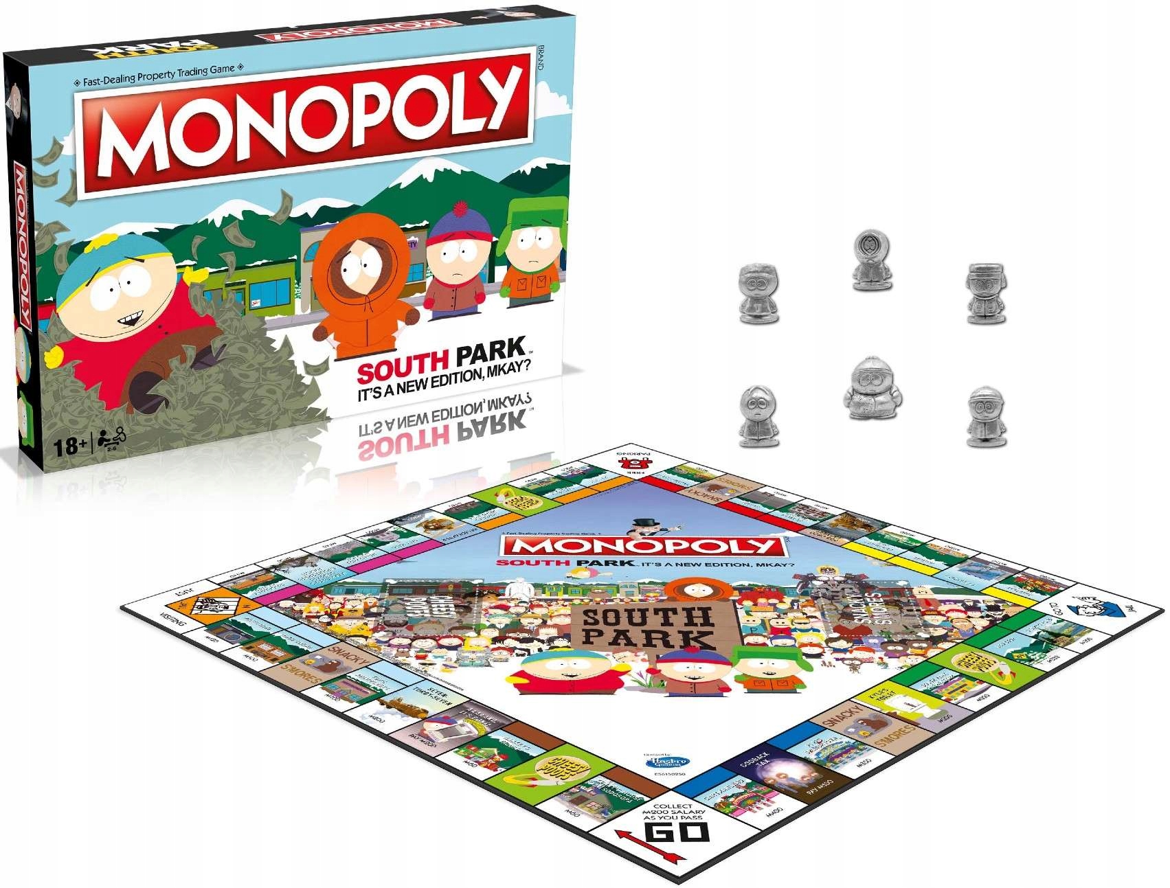 SOUTH PARK MONOPOLY (GRA PLANSZOWA) - Stan: Nowy - Sklepy, Opinie, Ceny ...