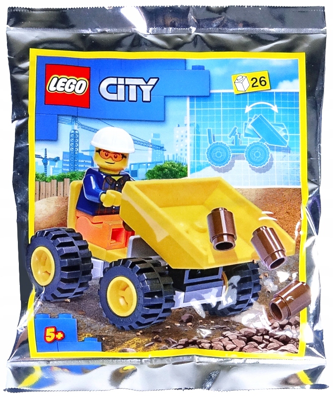 Figurka Lego Budowlaniec - Niska cena na Allegro