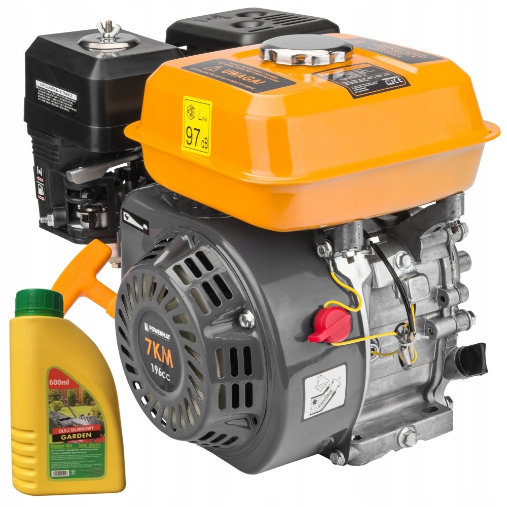 SILNIK SPALINOWY 7KM 19MM DO ZAGĘSZCZARKI AGREGATU (PM1232) • Cena, Opinie • Silniki elektryczne ...