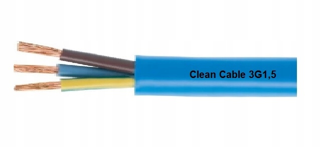 Clean Cable 3G1,5mm2 przewód do pomp głębinowych (5700391108372) • Cena ...