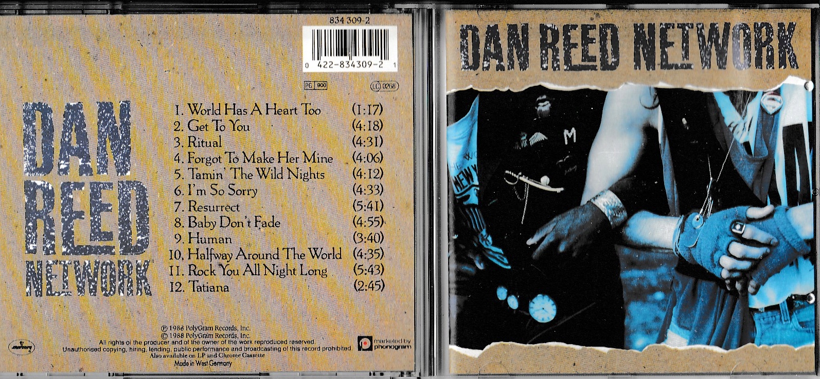 Płyta CD Dan Reed Network - Dan Reed Network 1988 I Wydanie ...