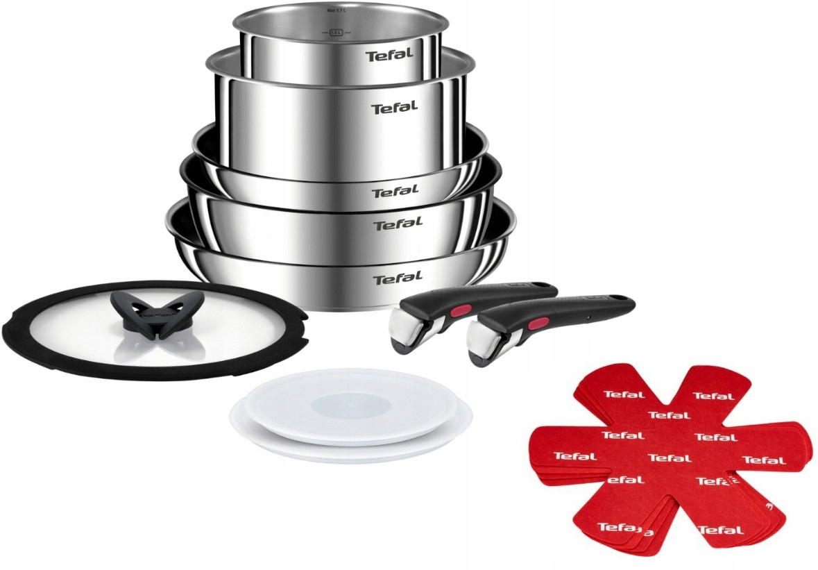 GARNKI PATELNIE TEFAL INGENIO EMOTION ZESTAW 14 EL • Cena, Opinie - Allegro