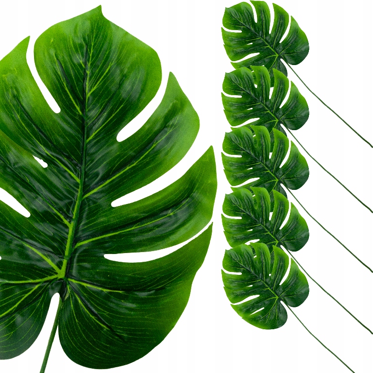 Liść monstery Martom sztuczny zielony 21 cm (5900291125299) • Cena ...