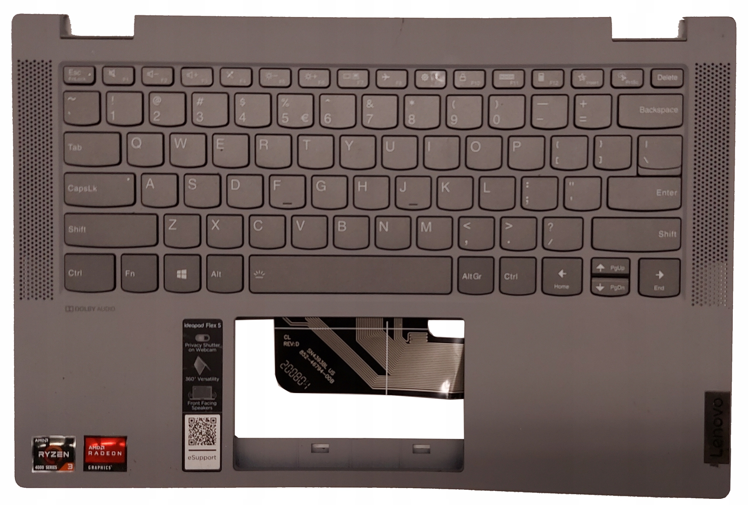 OBUDOWA GÓRNA KLAWIATURA PALMREST LENOVO FLEX 5-14IIL05 LED PS w Strzelce Opolskie - Sklep ...