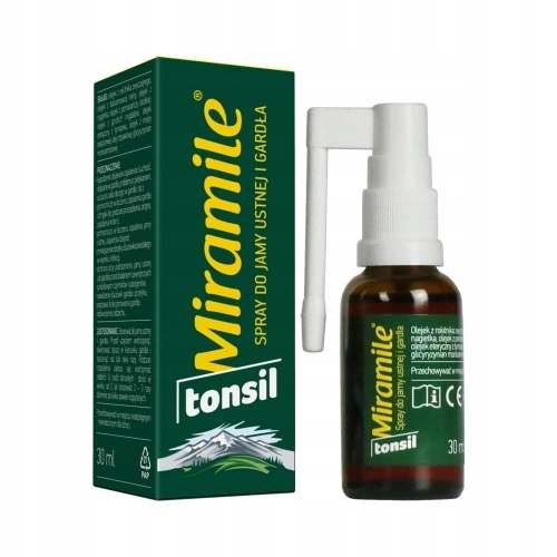 Miramile Tonsil spray na gardło z olejkami 30 ml 12715611108 - Allegro.pl