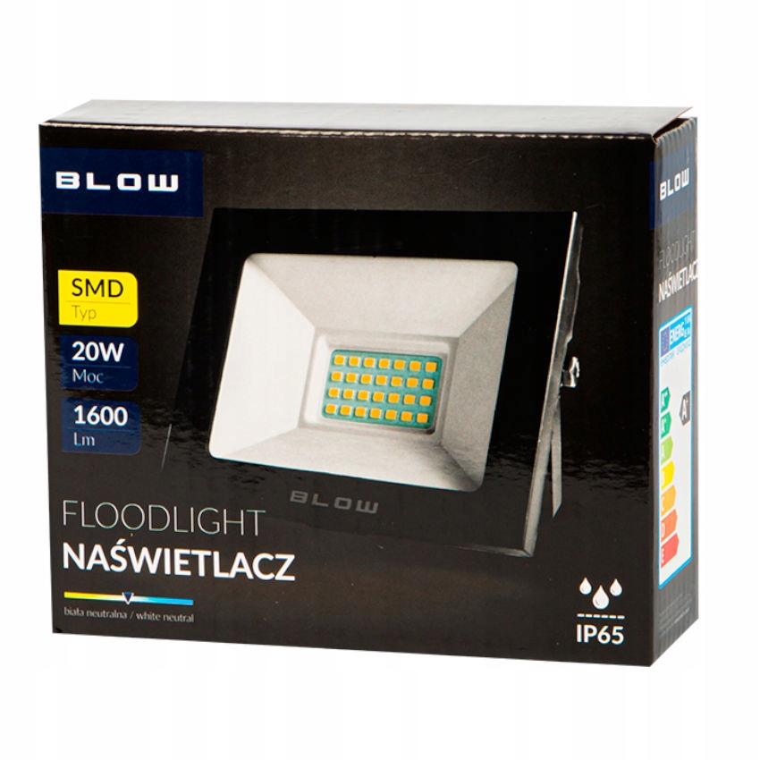 Halogen LED Lampa robocza IP65 230V 20W 4500K (71-550#) • Cena, Opinie ...