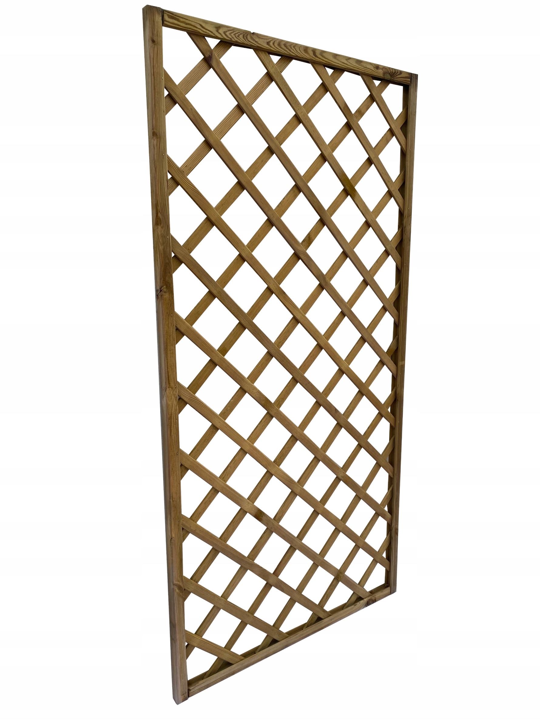 Kratka ogrodowa drewniana 90x180 cm Płot kratkowy prosty (254665225 ... Kratka ogrodowa drewniana 90x180 cm Płot kratkowy prosty (254665225 ...