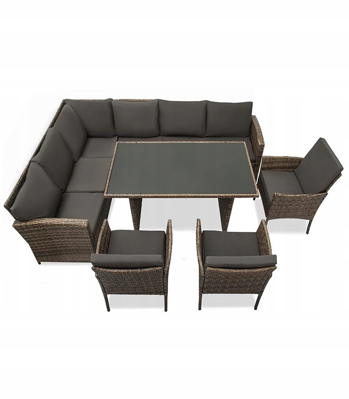 Zestaw Meblowy Ogrodowy Meble Ogrodowe Sofa Stół Stolik Komplet • Cena ...