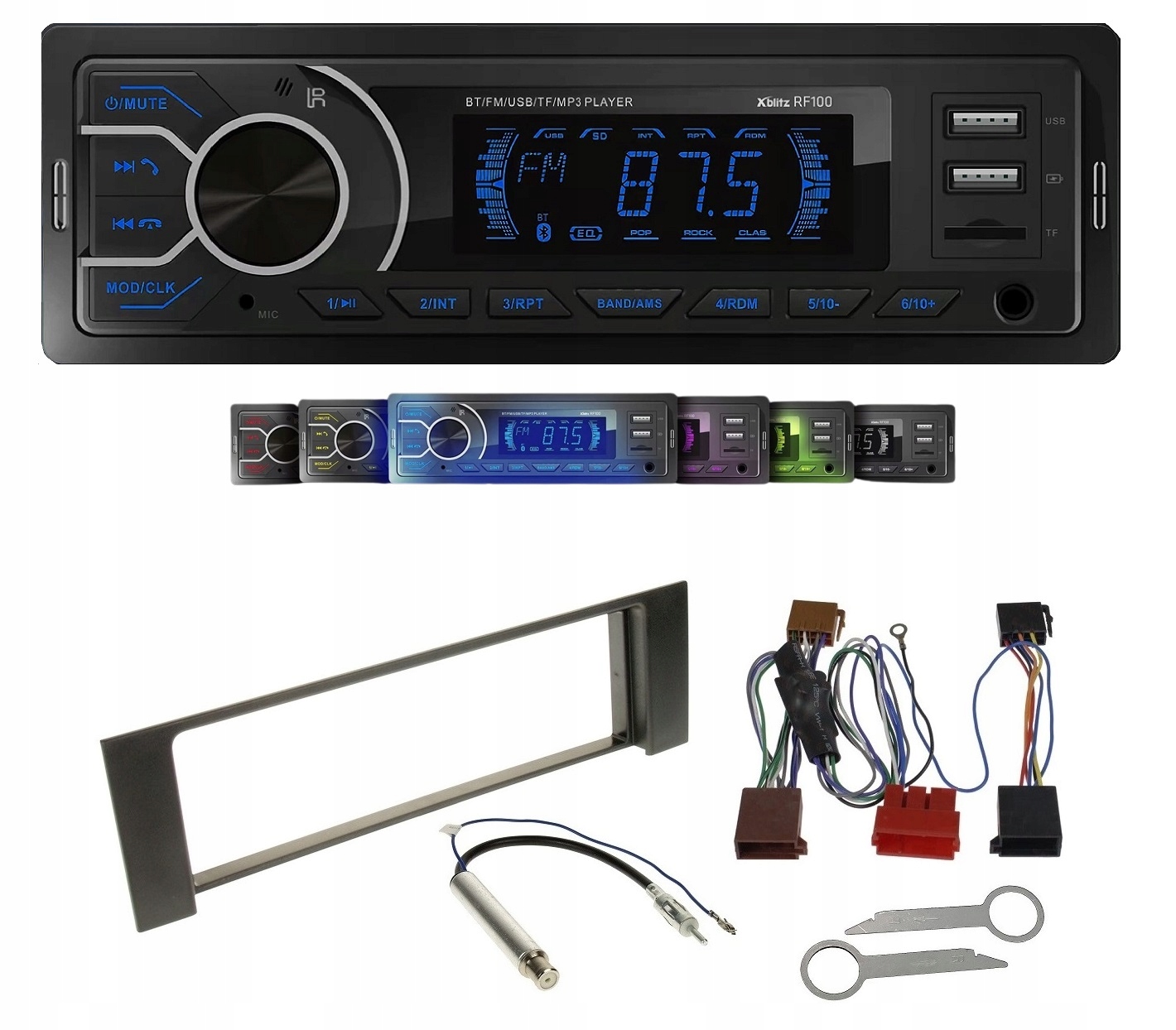 Xblitz RF100 Radio Bluetooth USB SD AUDI A4 B6 B7 - Sklep, Opinie, Cena ...