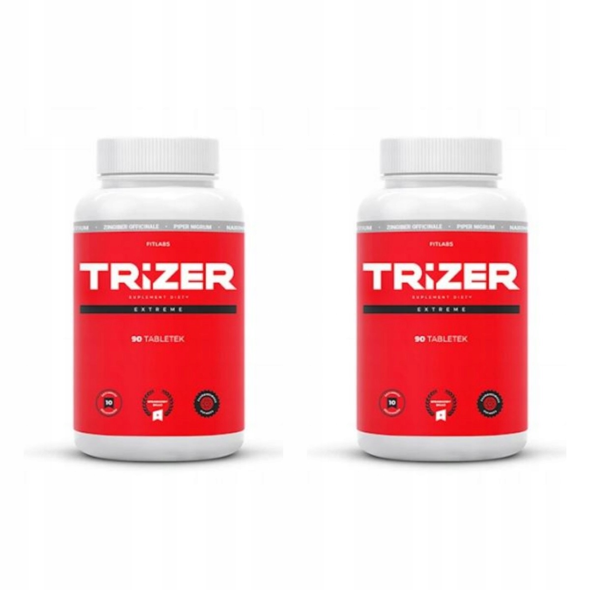 Wielozadaniowe tabletki FitLabs Trizer Extreme smak naturalny 45 g 90 ...