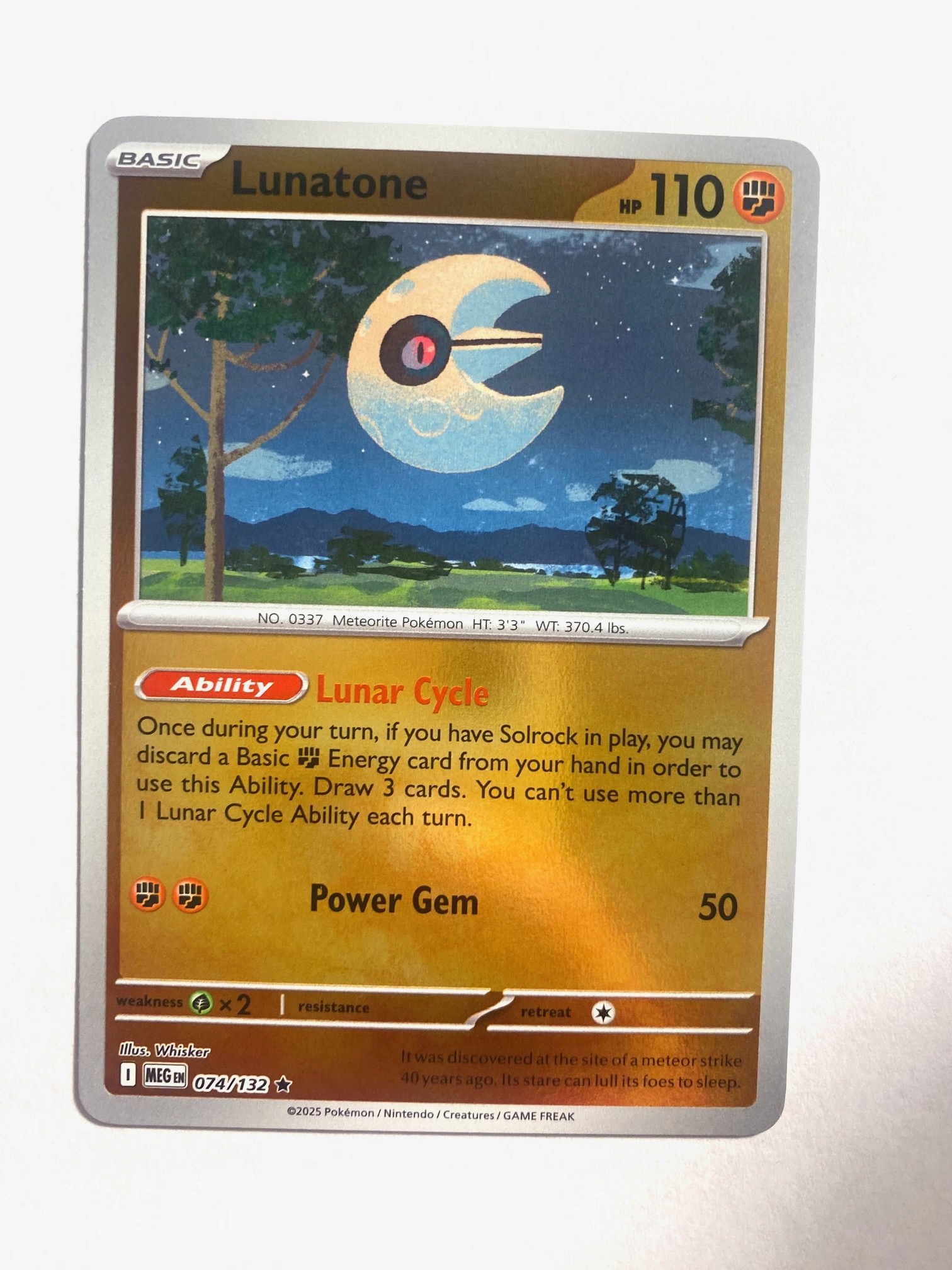 Mega Evolution Reverse 074/132 Lunatone za 770.00HUF-ért - Allegro