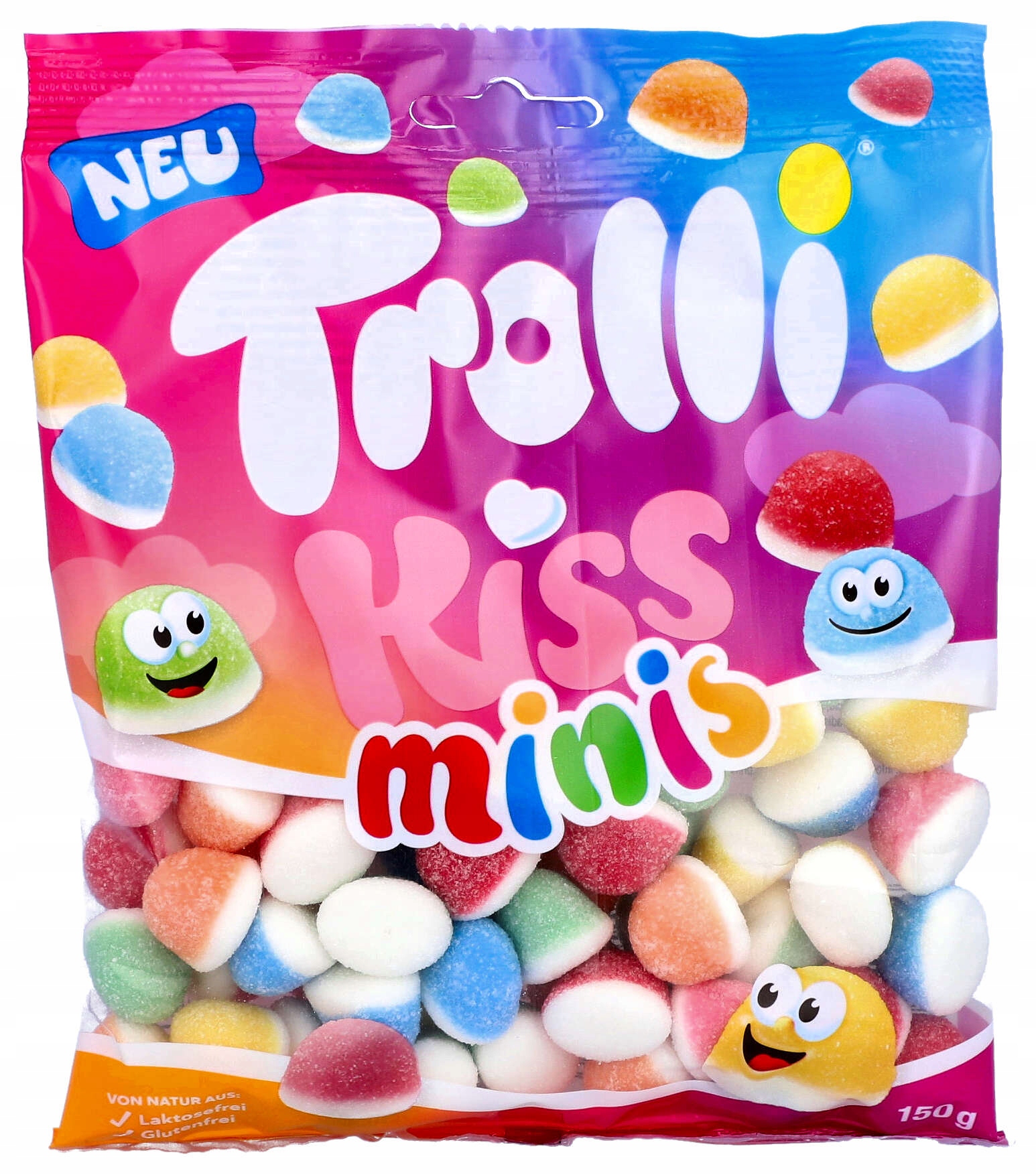 Trolli Kiss Minis Żelki Owocowe Mix Smaków Mini 150g (4000512463856 ...