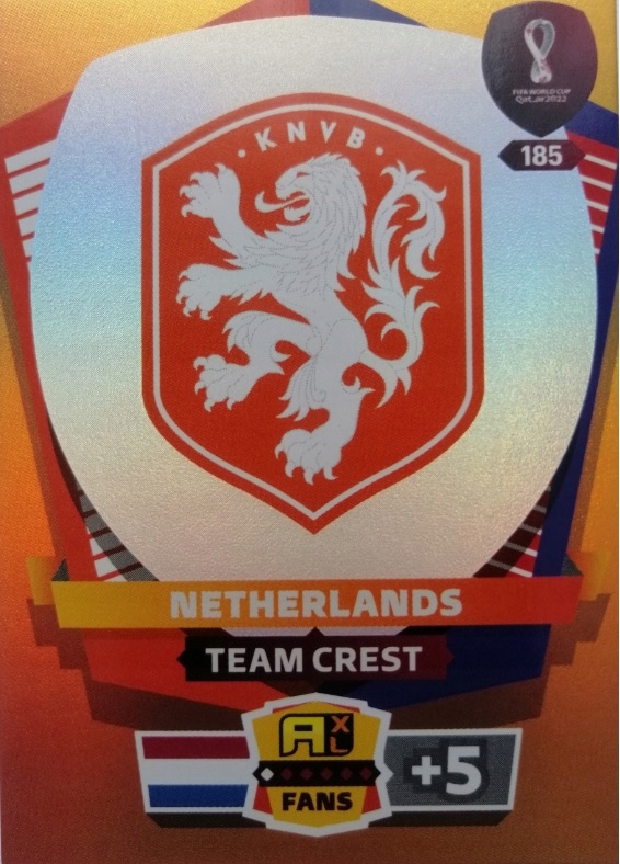 WORLD CUP QATAR 2022 TEAM CREST LOGO 185 HOLANDIA - 12543691480 - Allegro