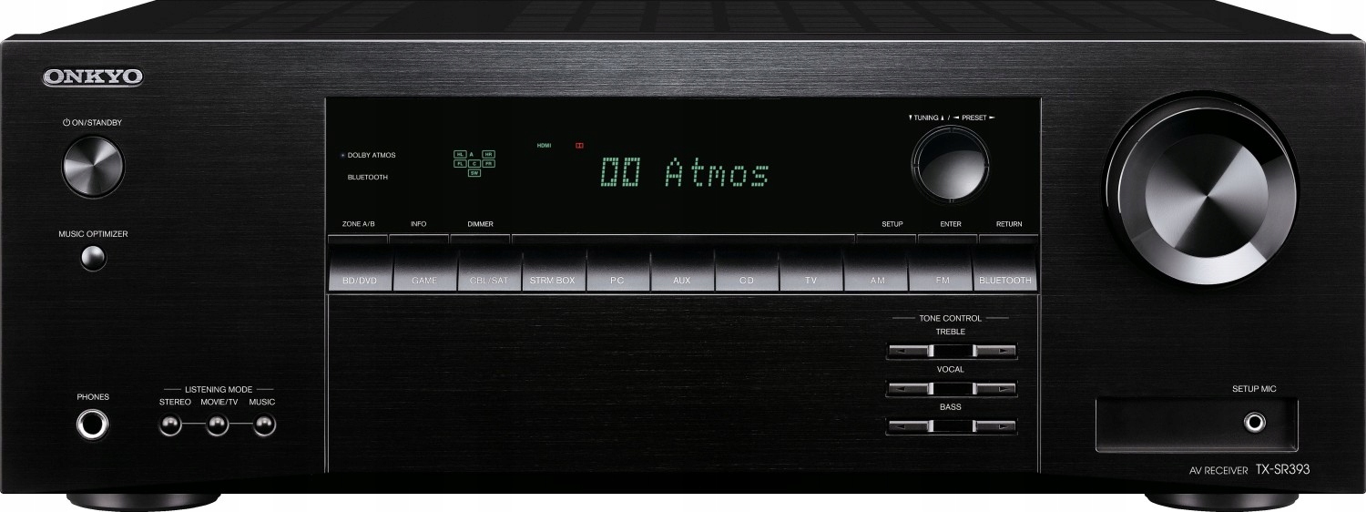 Onkyo TX-SR393 Amplituner - Sklep, Opinie, Cena w Allegro