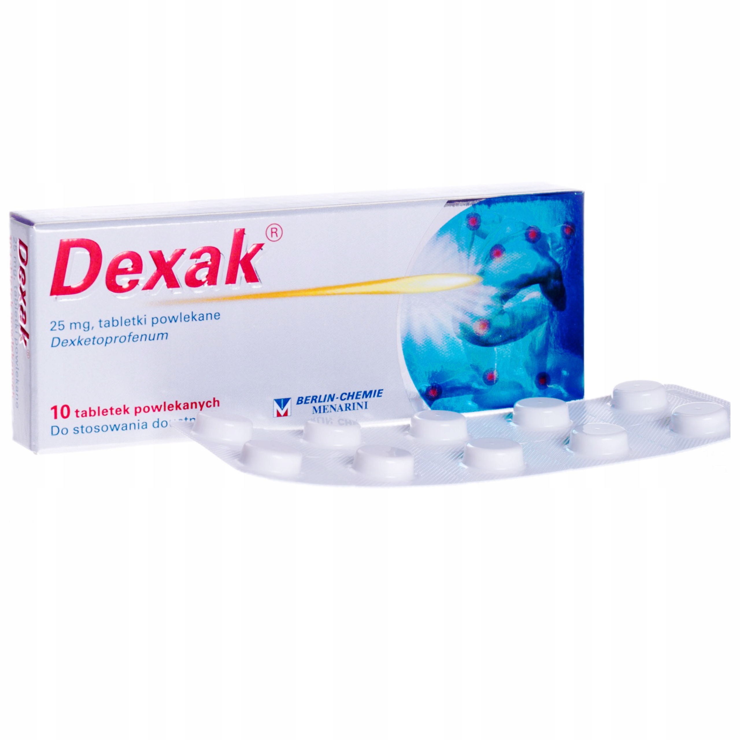 Dexak 25 mg, 10 tabl. (5909990620050) • Cena, Opinie • Przeciwbólowe ...