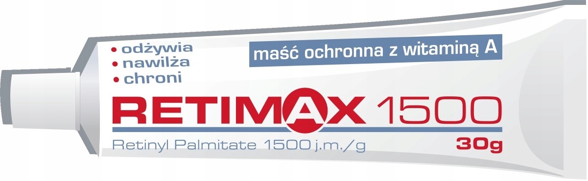 Retimax 1500 maść ochronna z Vit. A 30 g (5907529107201) • Cena, Opinie ...
