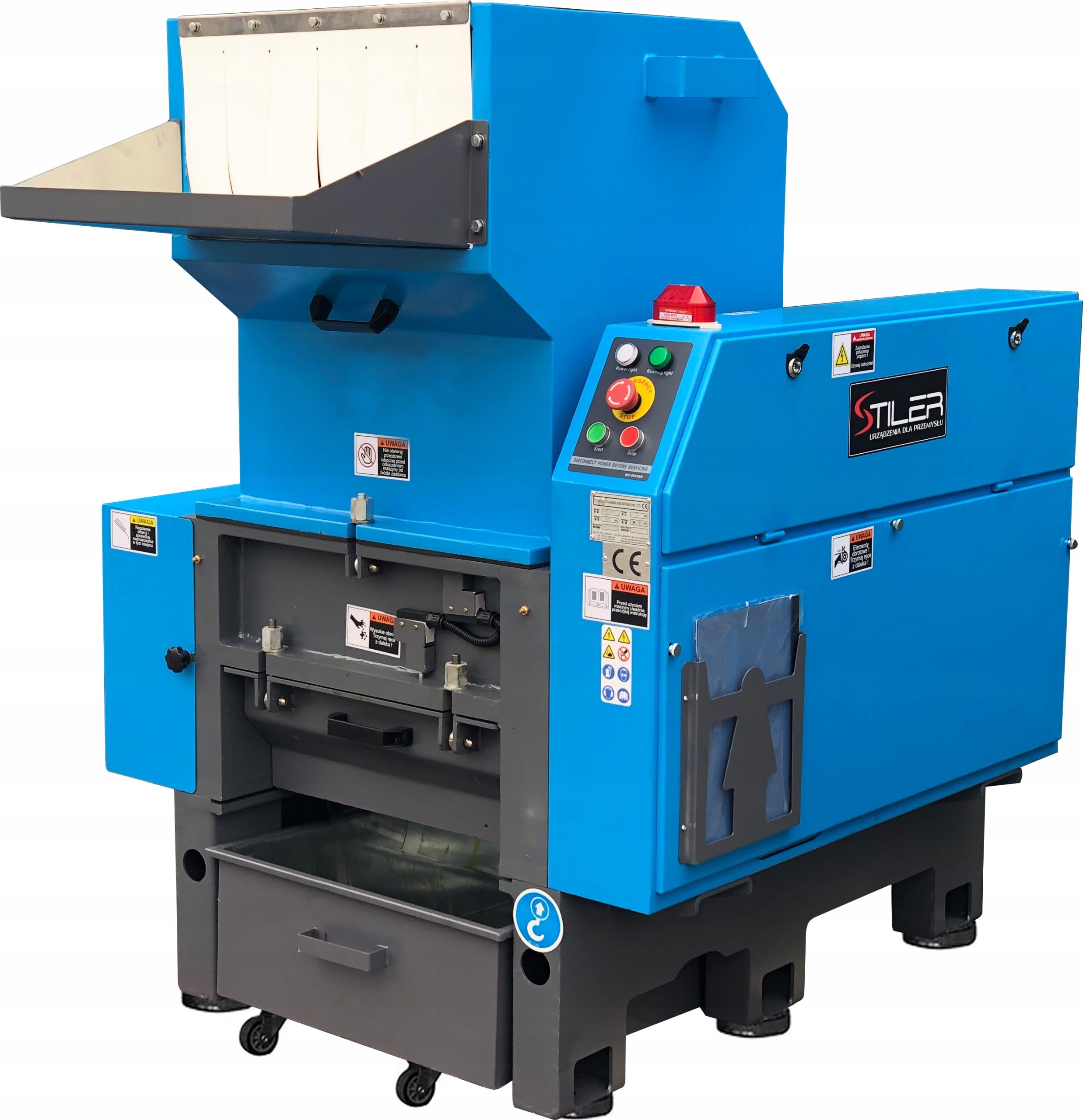 Drtič / Granulátor na plasty a kabely Stiler 22 kW, • Ceny, Recenze - Allegro