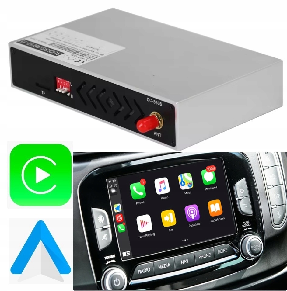 MODUŁ CARPLAY ANDROID AUTO APPLE CAR ALFA ROMEO Giulietta - Sklep ...