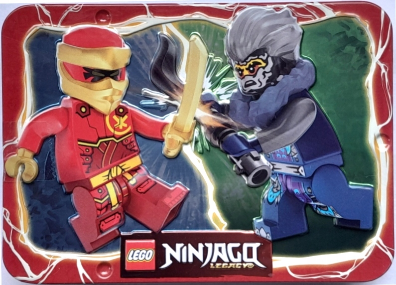 LEGO NOWE 2 figurki Mech Kai vs. Cinder metal box Ninjago 112403-1 ...