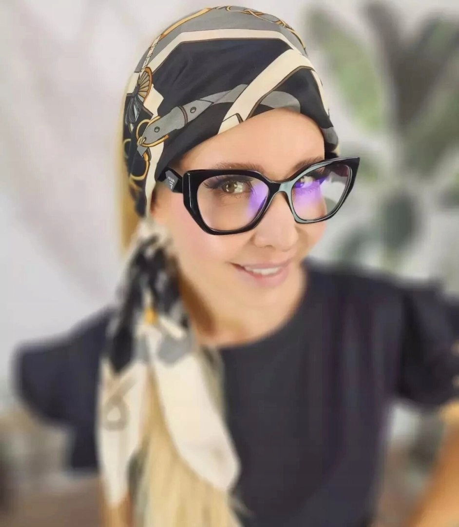 Chusta apaszka delikatna eleganckie wzory (Czarny) (5904824790145) • Cena, Opinie • Chusty i ...