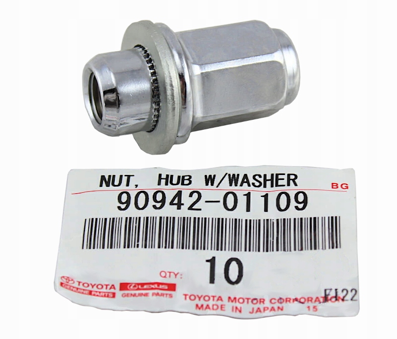 Nakrętka szpilki koła TOYOTA HILUX KUN 90942-01109 90942-01109 za 37 zł ...