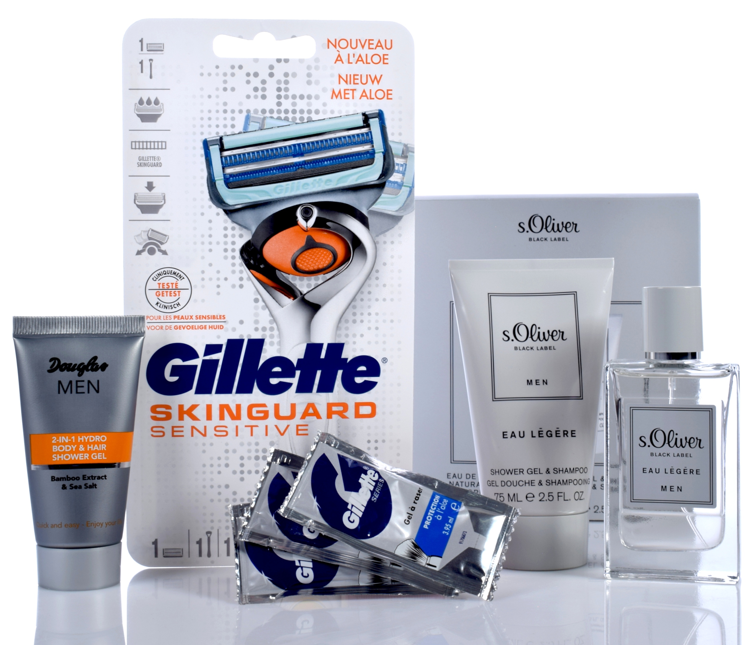 DOUGLAS GILLETTE MĘSKI ZESTAW KOSMETYKÓW PREZENT 12822614081 - Allegro.pl