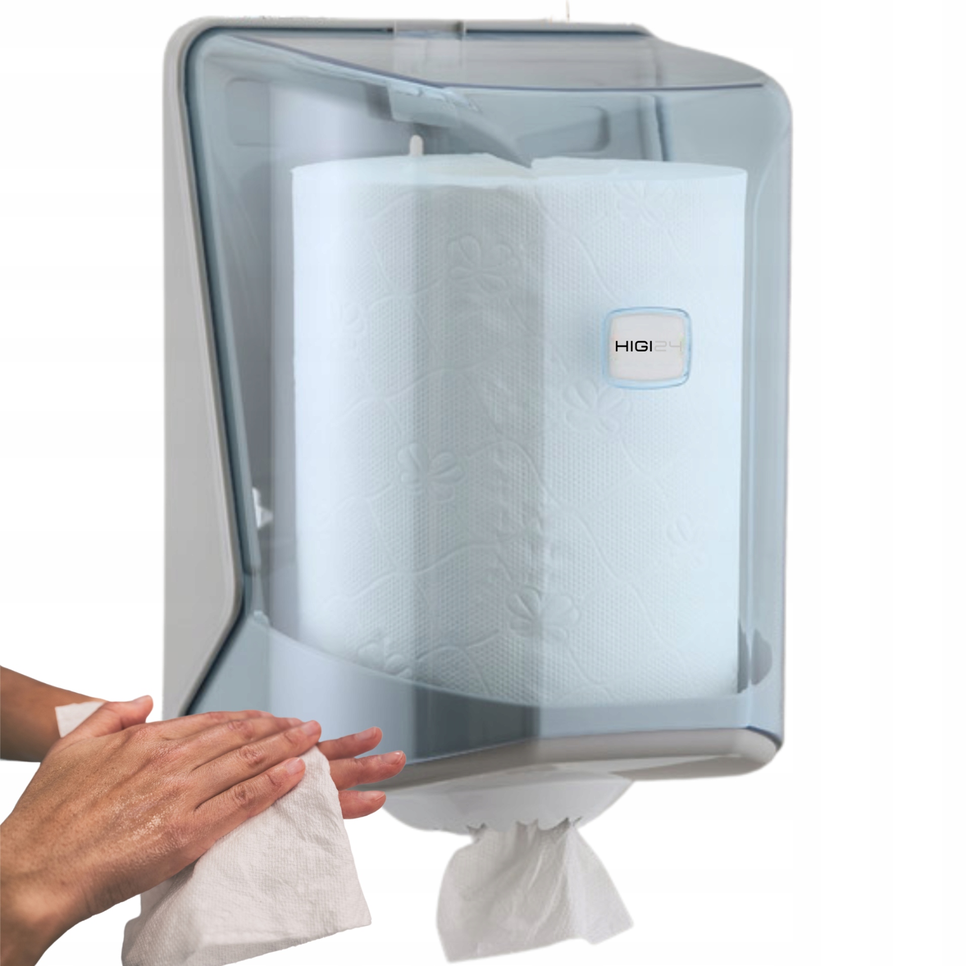 Zásobník Dávkovač Zásobník na papírové ručníky v roli Transparentní za ...