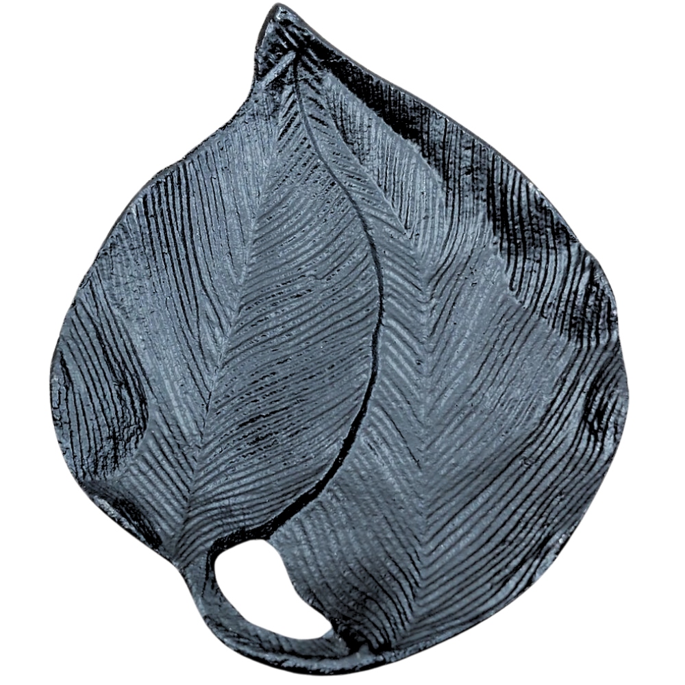 Czarna tacka , patera, liść, designerska (8717807288228) • Cena, Opinie ...