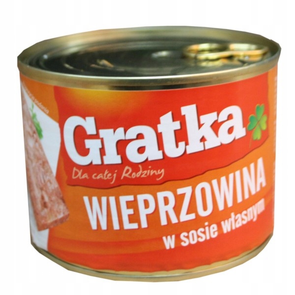 Wieprzowina w sosie własnym 525g Sokołów Gratka (5900562495847) • Cena ...