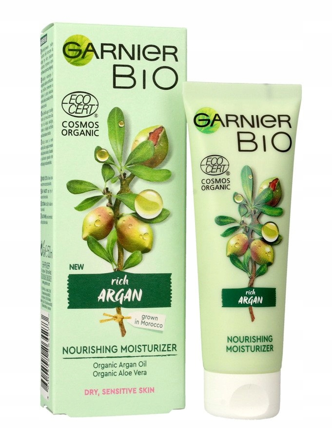 Krem odżywiający do twarzy Garnier BIO 0 SPF dzień i noc 50 ml ...