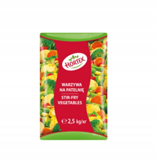 Hortex zelenina na mraženou pánev 2,5 kg za 415.00CZK - Allegro