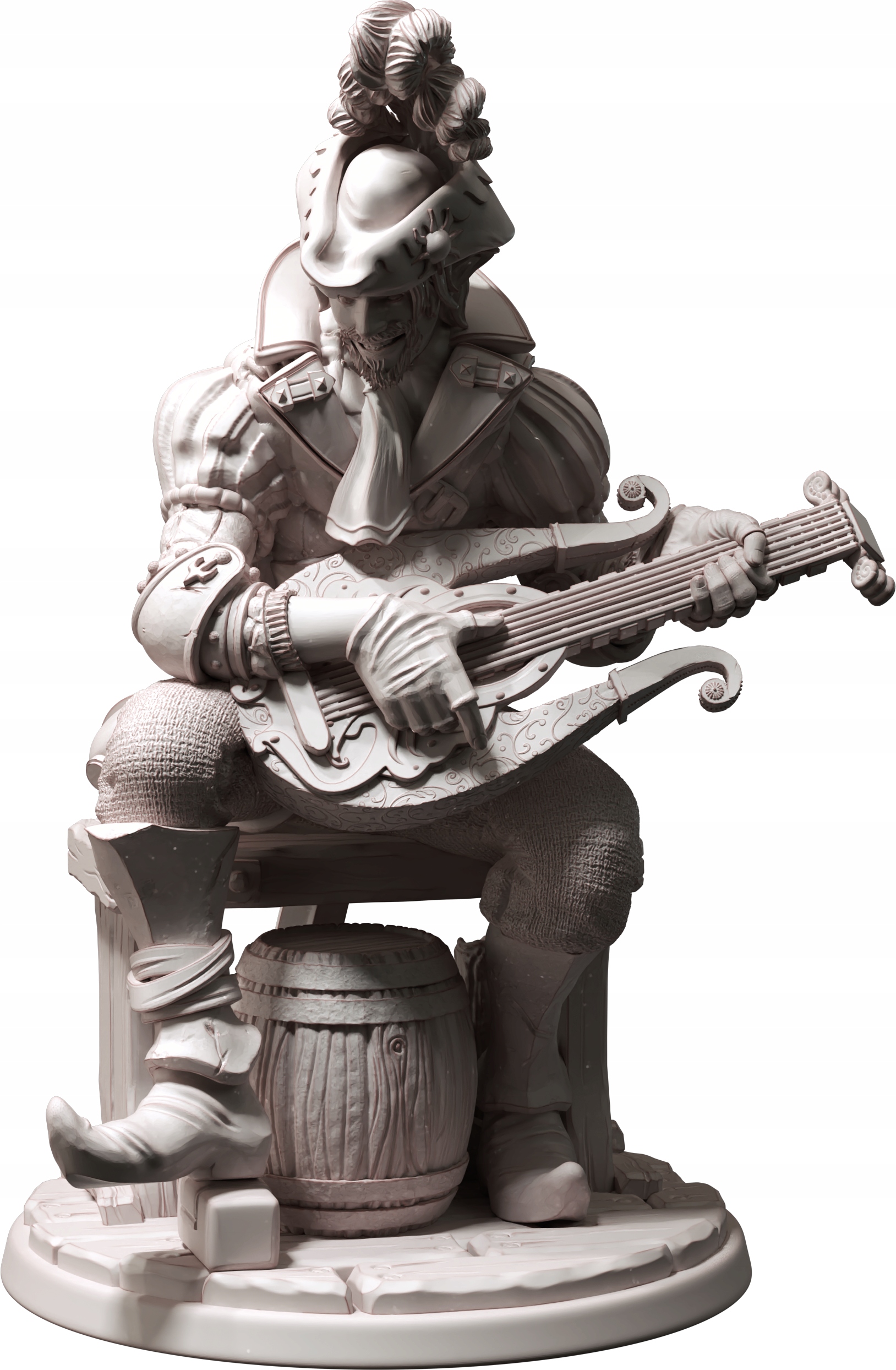 Brekken - Půl Elf Bard Figurka + DÁREK k RPG DnD 14k Pathfinder za 143 ...