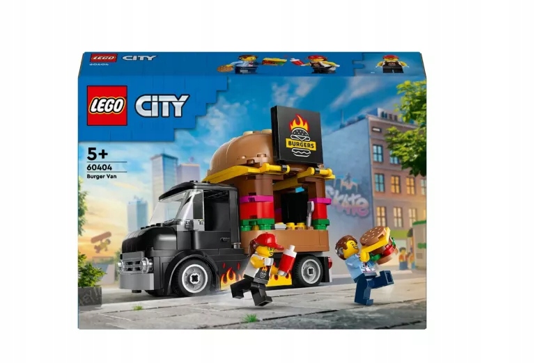 LEGO 60404 CITY CIĘŻARÓWKA Z BURGERAMI (5702017567471) • Cena, Opinie ...