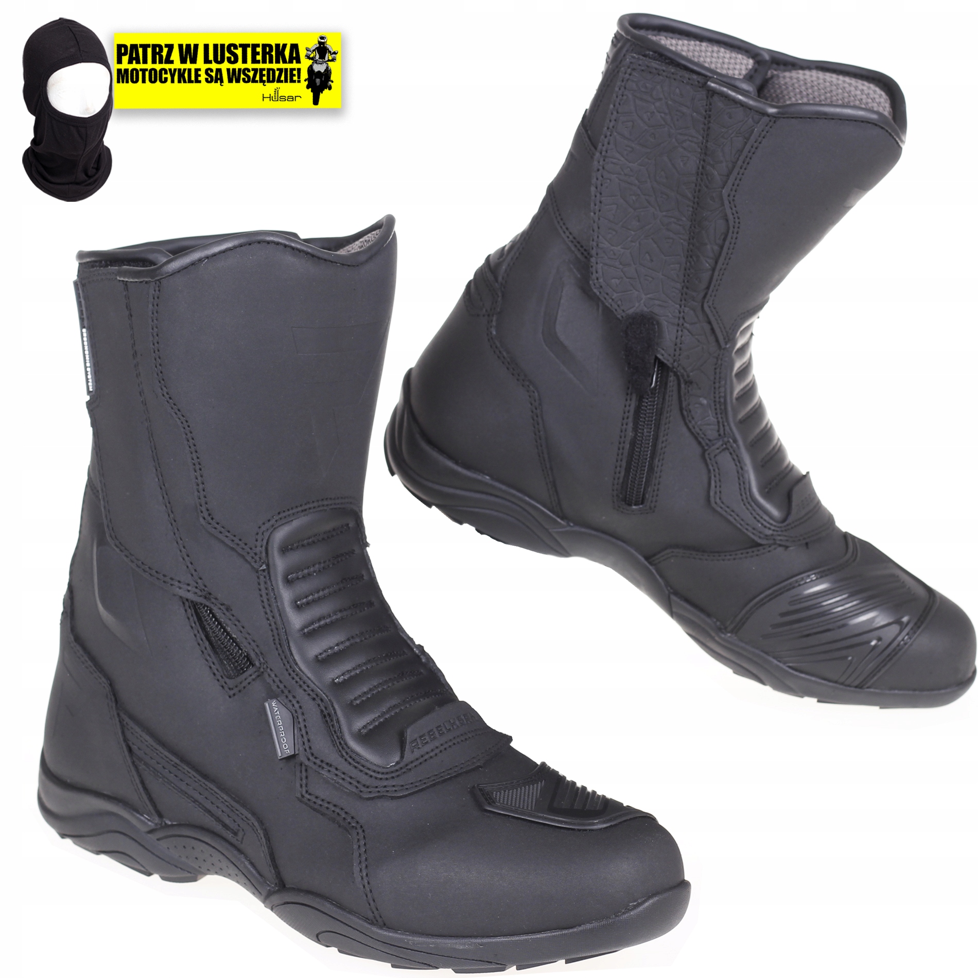 REBELHORN SCOUT BLACK MATT BUTY MOTOCYKLOWE SCOUT-BOT za 529 zł z ...