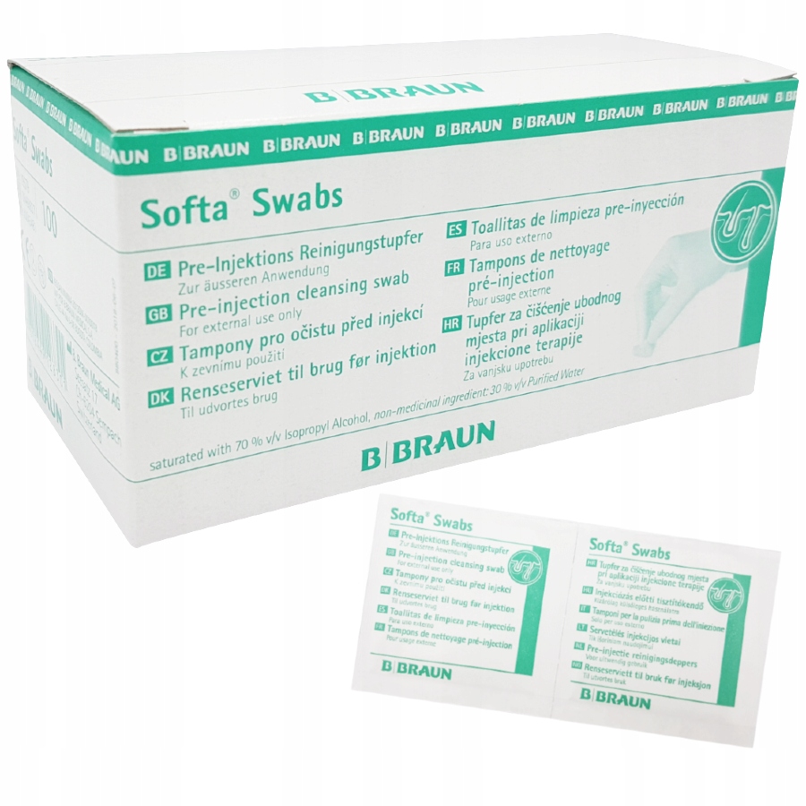 Preparat do dezynfekcji B.Braun Medical Softa Swabs chusteczki ...